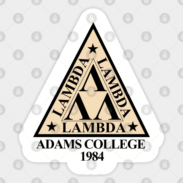 Tri Lambda Fraternity Adams College 1984 - Revenge Of The Nerds - Sticker | TeePublic